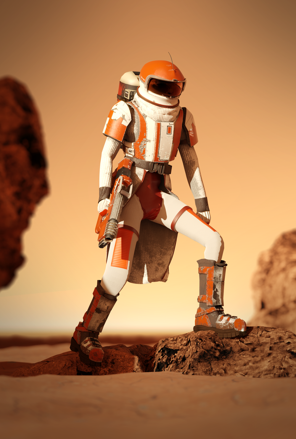 Meet the artist behind the avatar, the EXO-1 suit: Klara Vollstaedt